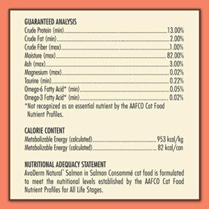 AvoDerm Natural Wild By Nature Salmon in Salmon Consomme Wet Cat Food 3oz