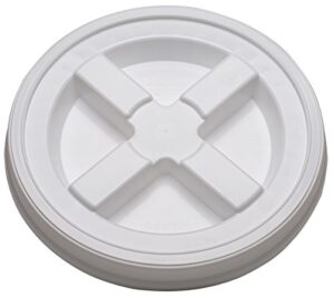 (3) white gamma seal lids - brand new