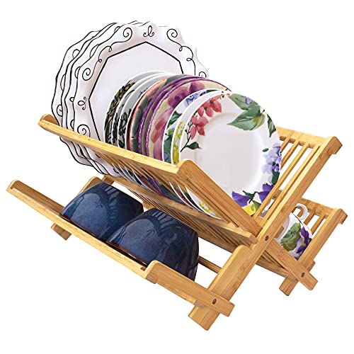 Totally Bamboo Collapsible Dish Drying Rack