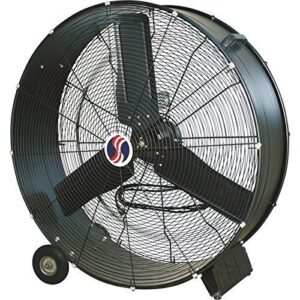 q standard 30" industrial direct drive drum fan - 10380