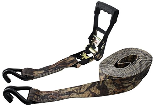 Erickson 68655 Camouflage 2" x 27' 10,000 lbs Load Limit Rubber Handle Ratcheting Tie-Down Strap