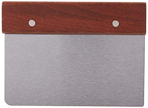 American Metalcraft DS6704 Dough Cutters and Scrapers, 4.3" Length x 6" Width, Silver