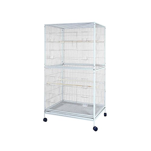 A&E Cage Co. 4030FL Platinum Flight Bird Cage, X-Large/40 x 30"