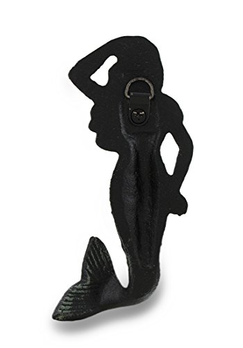 Goddess of the Sea Cast Iron Mermaid Wall Hook