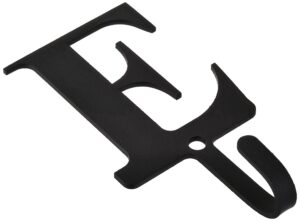 3.63 inch letter e wall hook small