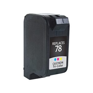 CIG Remanufactured Tri-Color Ink Cartridge (Alternative for HP C6578DN, 78) (450 Yield)