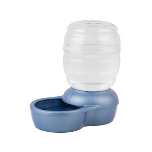 petmate replendish gravity waterer cat and dog water dispenser 0.5 gal, blue