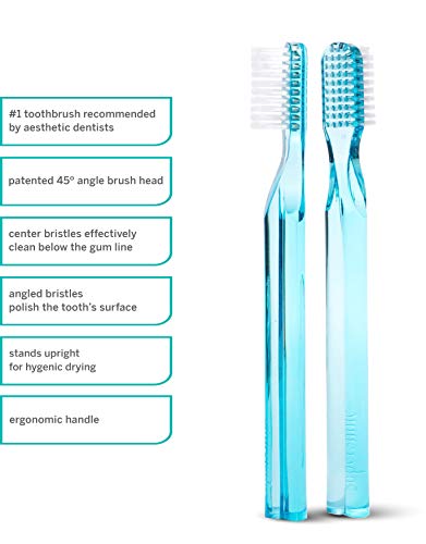 Supersmile New Generation 45° Patented Toothbrush, Blue, 2 Count