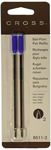 Cross Ballpoint Pen Refill 12-Pack Blue Medium