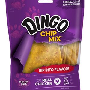 Dingo Chip Mix Snack For All Dogs, Chicken, 16-Ounce