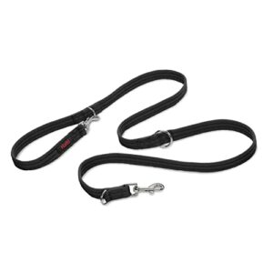 halti training lead for dogs, double ended dog training leash for halti head collar and no pull harness, black training leash for medium dogs and large dogs