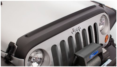 Bushwacker Trail Armor Hood & Tailgate Protector Set | 2-Piece Set, Black, Textured Finish | 14013 | Fits 2007-2018 Jeep Wrangler JK (Excludes Power Dome Hood)