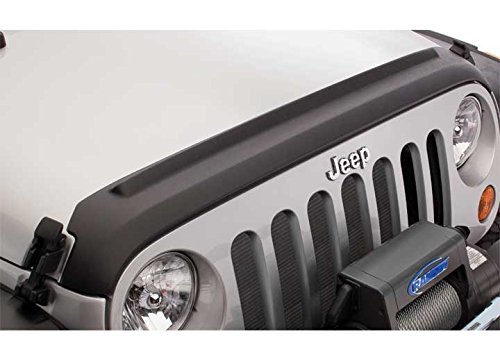 Bushwacker Trail Armor Hood & Tailgate Protector Set | 2-Piece Set, Black, Textured Finish | 14013 | Fits 2007-2018 Jeep Wrangler JK (Excludes Power Dome Hood)