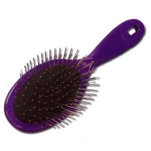 #1 All Systems Plastic Pin Brush Large-Purple