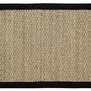 Chesapeake Seagrass Area Rug with Black border (24"x36")