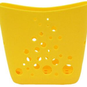 Hutzler Station Sponge Holder, Single, Yellow