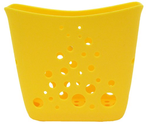 Hutzler Station Sponge Holder, Single, Yellow