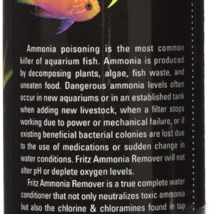 Fritz Aquatics 80233 Fritz ACCR Water Conditioner and Ammonia Remover for Fresh and Salt Water Aquariums, 16-Ounce