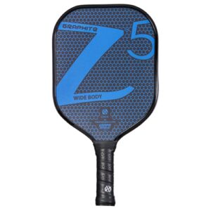 onix graphite z5 pickleball paddle (graphite carbon fiber face with rough texture surface, cushion comfort grip and nomex honeycomb core for touch, control, and power)