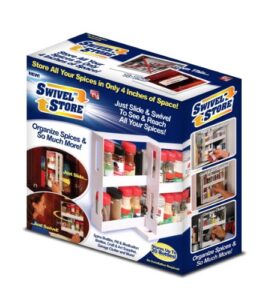 swivel store organizer storage system