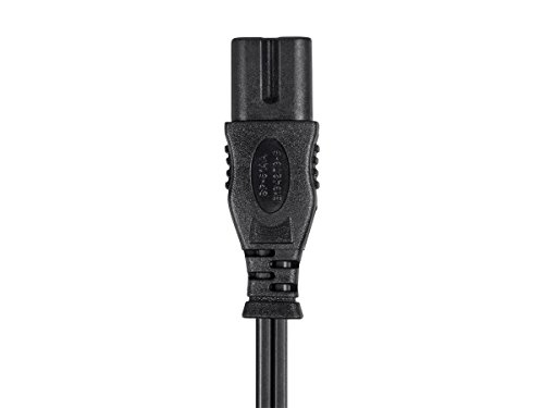 6ft 18AWG AC Power Cord Cable w/o Polarized, 10A (NEMA 1-15P to IEC-320-C7)