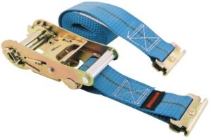 erickson 59139 blue 2" x 16' ratcheting e-track logistic strap, 3500 lb load capacity , yellow