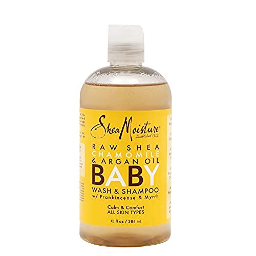 Shea Moisture Raw Shea Butter Chamomile & Argan Oil Baby Head-to-Toe Wash & Shampoo - 13 oz