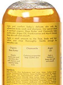 Shea Moisture Raw Shea Butter Chamomile & Argan Oil Baby Head-to-Toe Wash & Shampoo - 13 oz