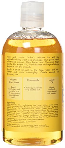 Shea Moisture Raw Shea Butter Chamomile & Argan Oil Baby Head-to-Toe Wash & Shampoo - 13 oz