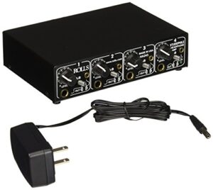 rolls ha243 4-channel studiophile headphone amplifier