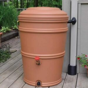 EarthMinded DIY Rain Barrel Diverter and Parts Kit - Water Collection System To Convert Containers into Rain Barrels - Catch Rain Water for Outdoor Chores - RBK-0001