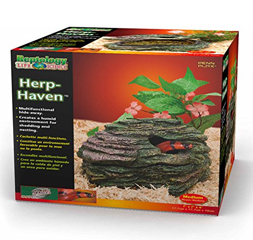 Penn Plax Reptology Herp Haven Reptile Hide Away