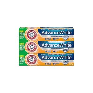 arm and hammer advance white tube, 3 count