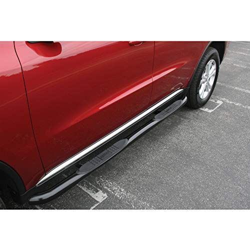 ARIES 205031 3-Inch Round Black Steel Nerf Bars, No-Drill, Select Dodge Durango