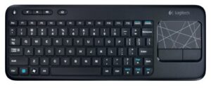 logitech wireless touch keyboard k400 with built-in multi-touch touchpad