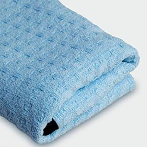 Adam's Waterless Wash Microfiber Towel - Waffle Weave Design Traps Dirt & Safely Cleans Your Car, Boat, RV, Truck, and More - Dries, Cleans with Waterless Wash System (2 Pack)