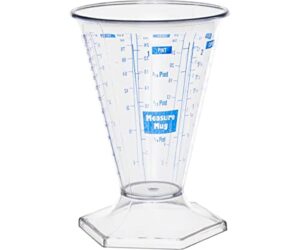 hydrofarm igsmug international measuring beaker, graduated, clear