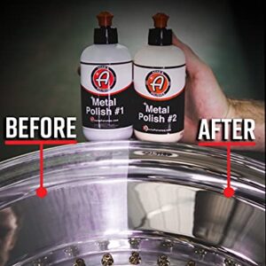 Adam's Metal Polish #2 - Part Two of Our Two Step Metal Polishing System That Adds The Finishing Touch to Metal, Steel & Chrome Surfaces