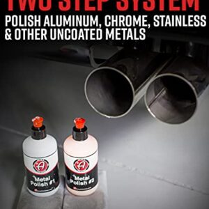 Adam's Metal Polish #2 - Part Two of Our Two Step Metal Polishing System That Adds The Finishing Touch to Metal, Steel & Chrome Surfaces