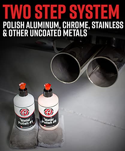 Adam's Metal Polish #2 - Part Two of Our Two Step Metal Polishing System That Adds The Finishing Touch to Metal, Steel & Chrome Surfaces