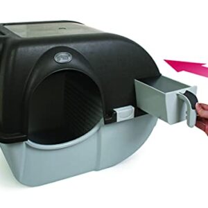 Omega Paw Self-Cleaning Litter Box, Pewter