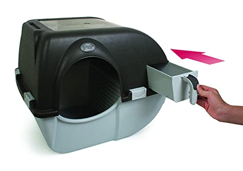 Omega Paw Self-Cleaning Litter Box, Pewter