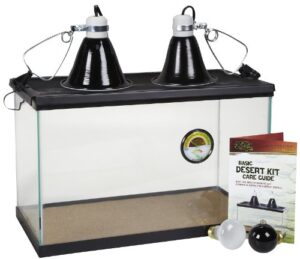 zilla 01312 10-gallon basic desert kit, 10-inch by 20-inch by 12-inch