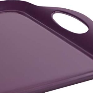 Calypso Basics by Reston Lloyd Melamine Rectangular Tray, Plum