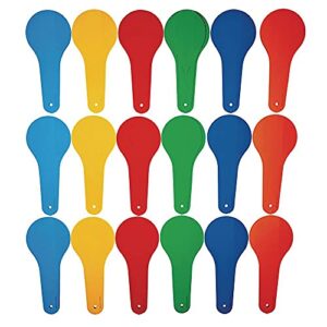 excellerations color paddles (pack of 18) educational stem toy, preschool, kids toys (item # padd)