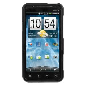 Seidio SURFACE Case with Kickstand for HTC EVO 3D - 1 Pack - Case - Retail Packaging - Black