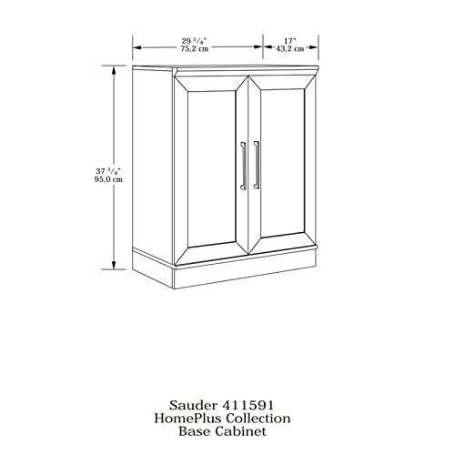 Sauder Homeplus Base Cabinet, Dakota Oak Finish