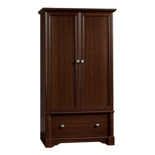 Sauder Palladia Armoire, Select Cherry finish