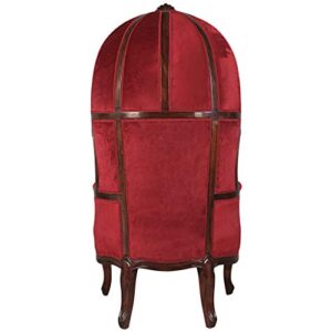 Design Toscano Victorian Balloon Chair, cherry