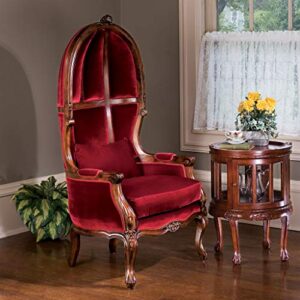 Design Toscano Victorian Balloon Chair, cherry